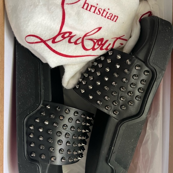 Christian Louboutin | Shoes | Christian Louboutinmens Pool Fun Spiked ...